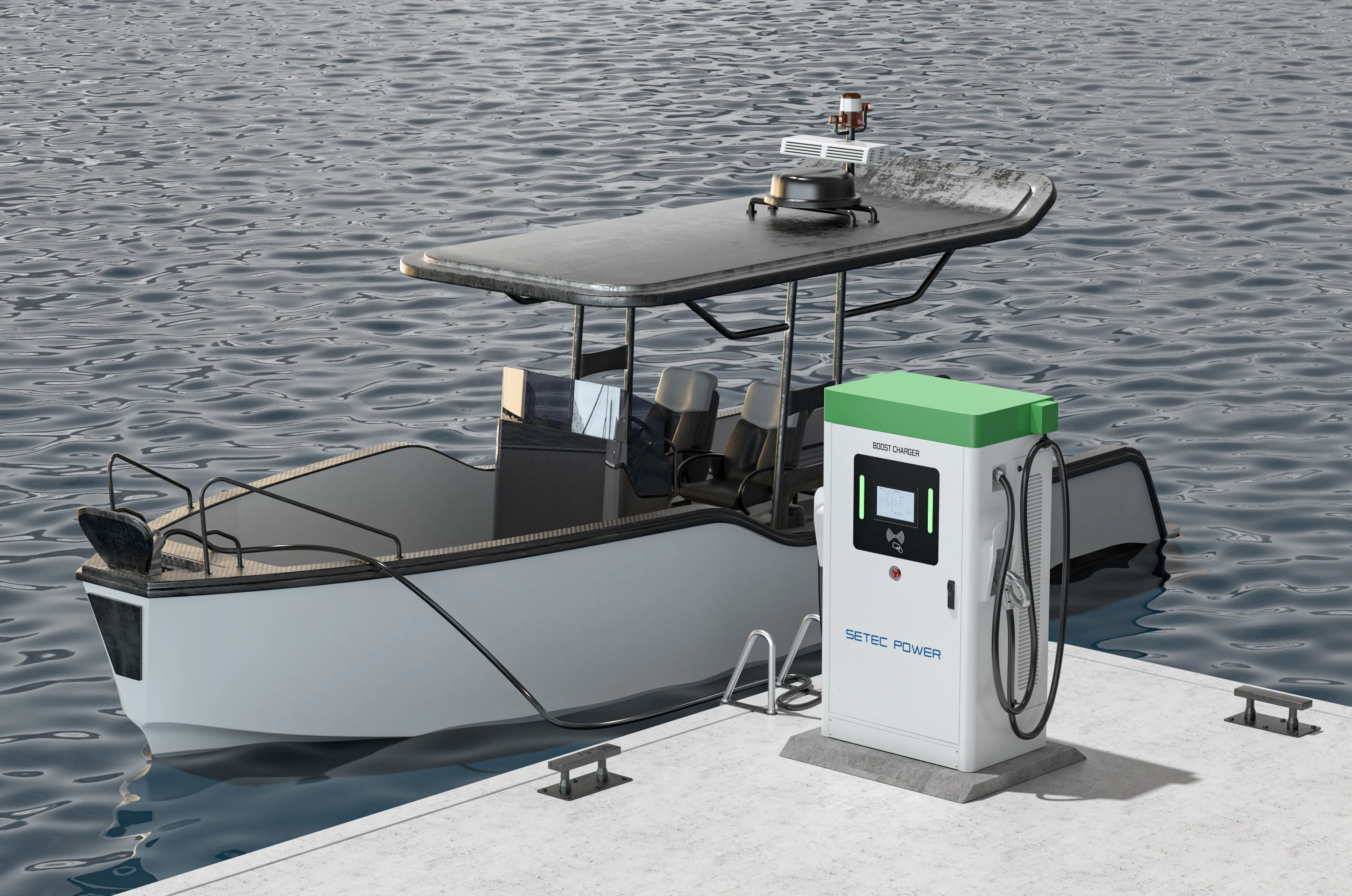 Electric Boat Charging Solutions for Marinas | SETEC POWER