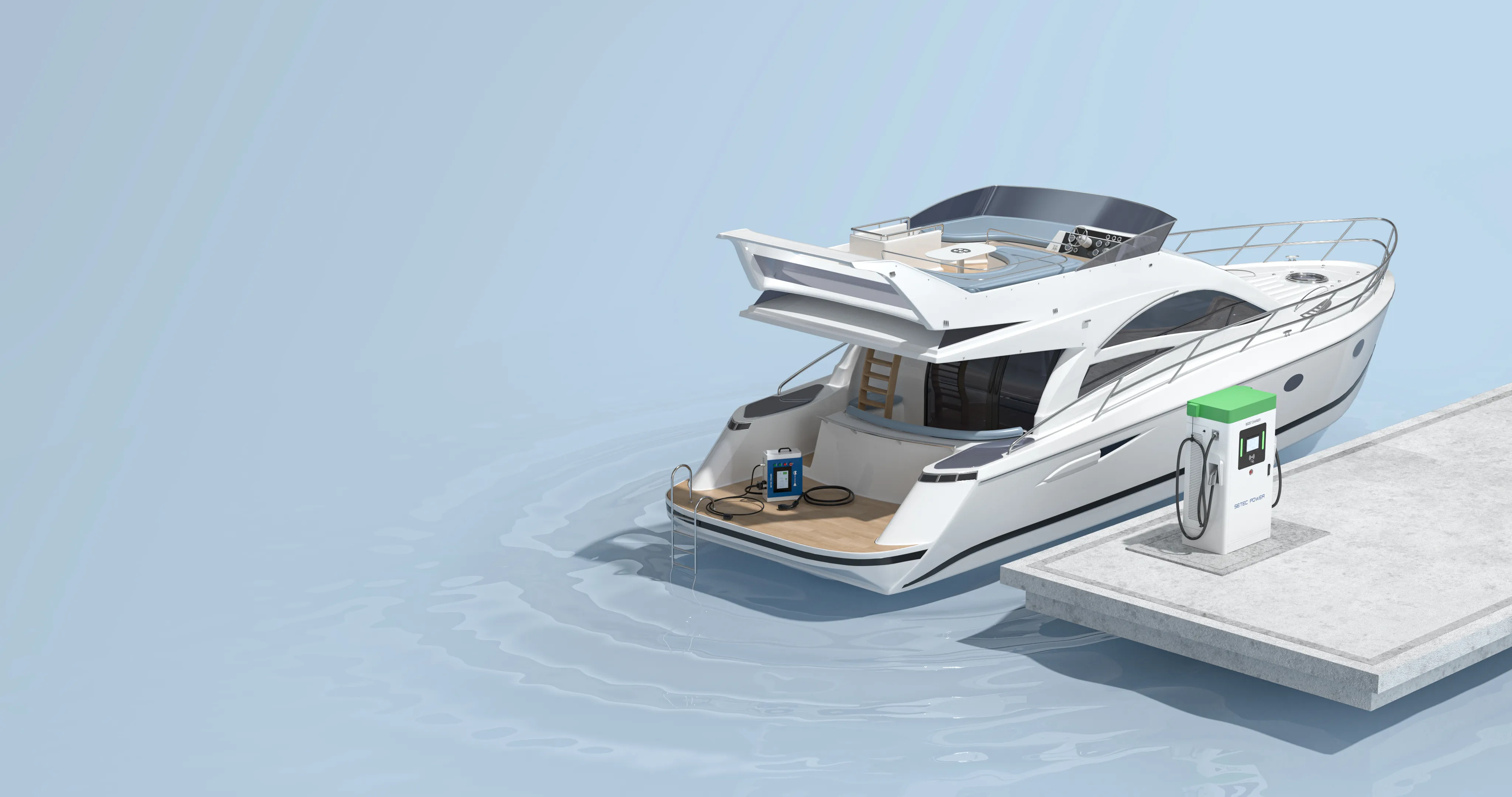 Electric Boat Charging Solutions for Marinas | SETEC POWER
