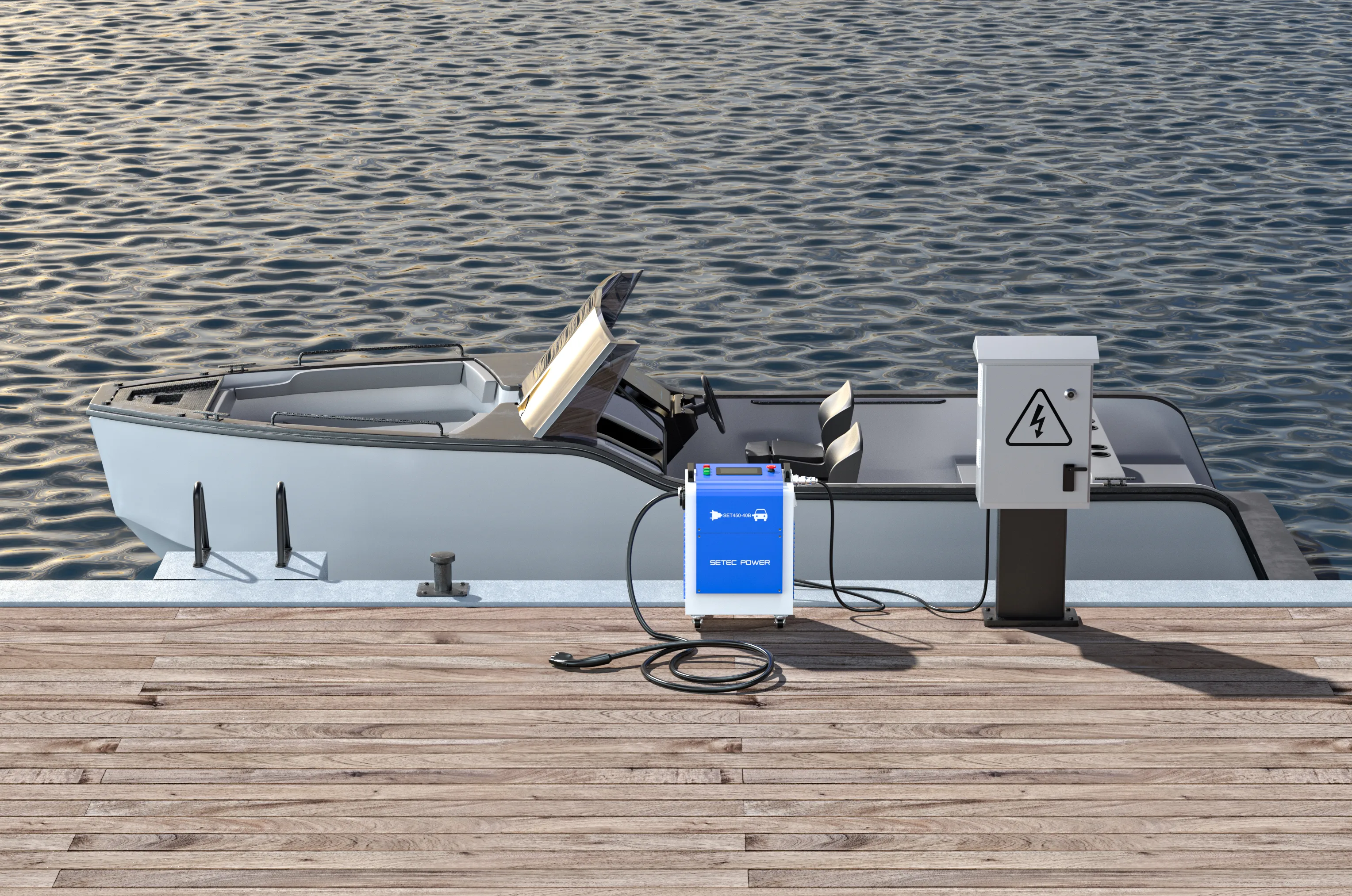 Electric Boat Charging Solutions for Marinas | SETEC POWER